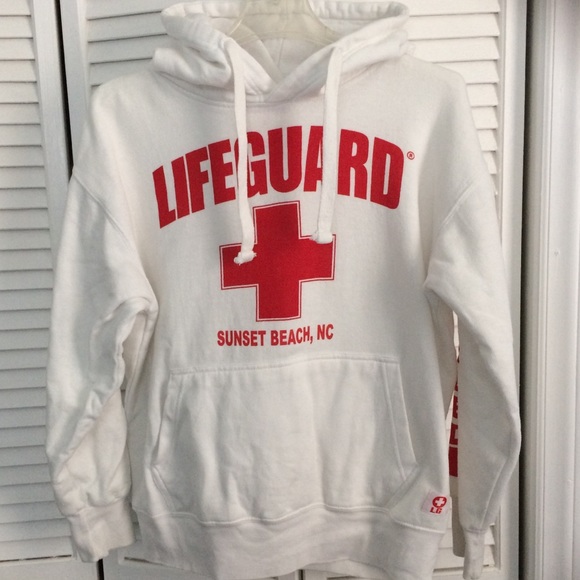 Popular Lifeguard | Tops | Lifeguard Pullover Hoodie Sweatshirt | Poshmark